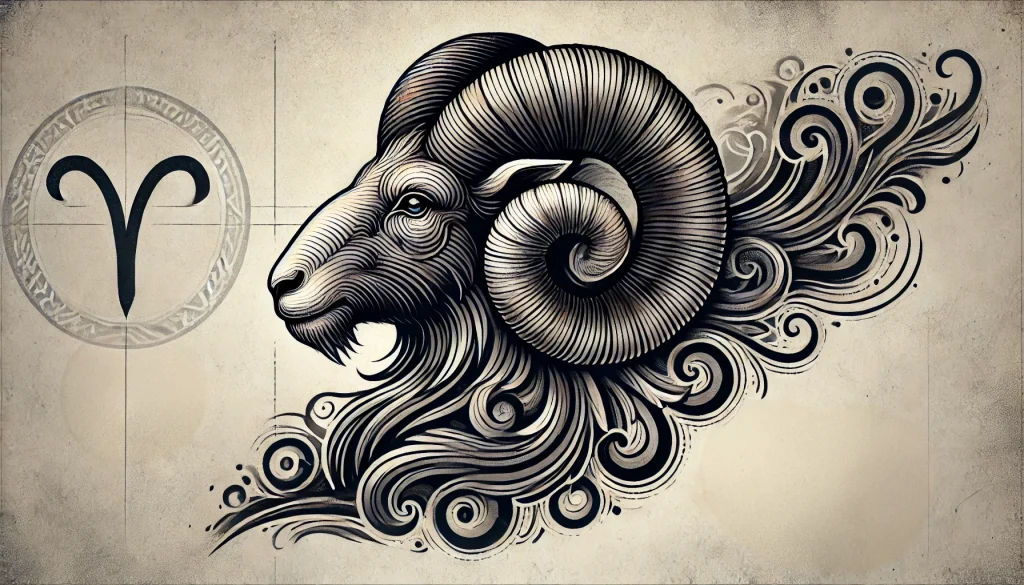 Tatouage Signe Astro Belier